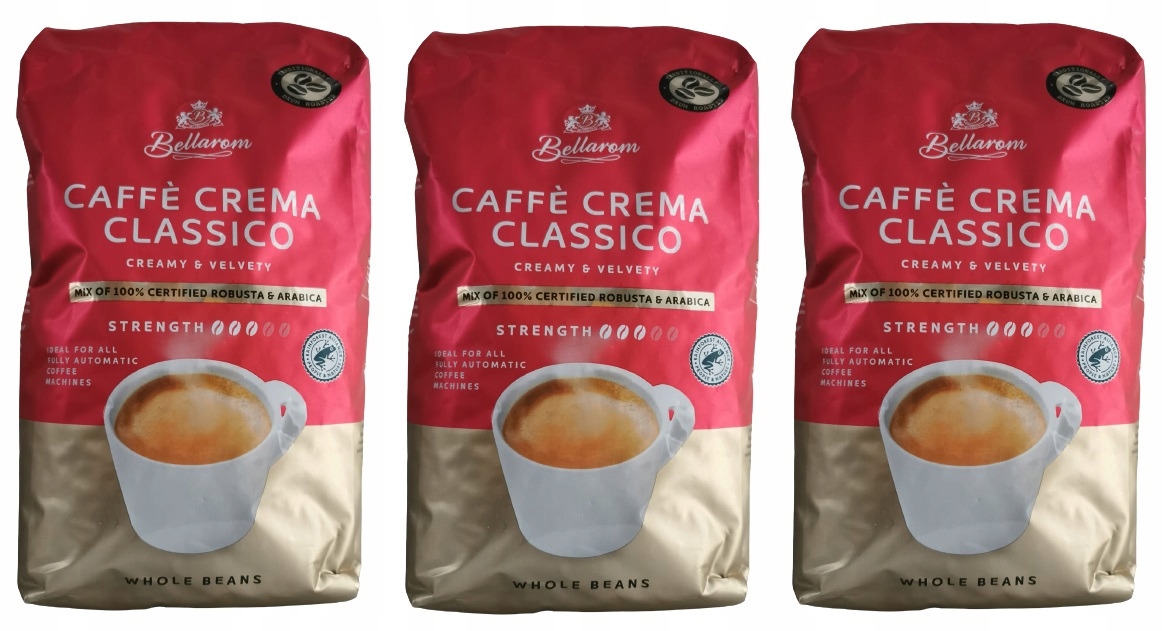 Kawa ziarnista Arabica Bellarom Caffe Crema Classico 1000 g ...