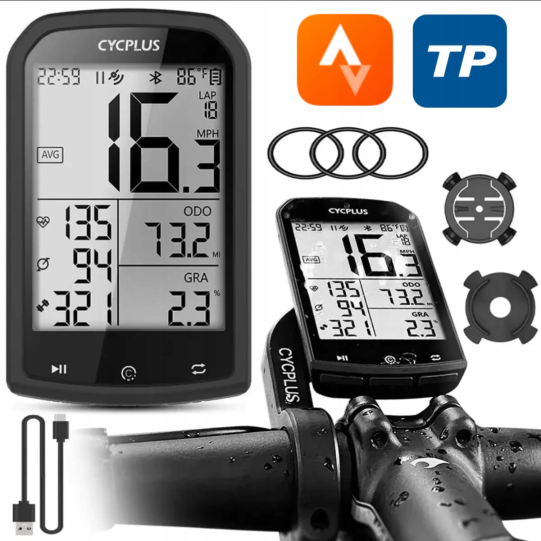 Licznik rowerowy komputer bezprzewodowy GPS LICZNIK ROWEROWY GPS ...