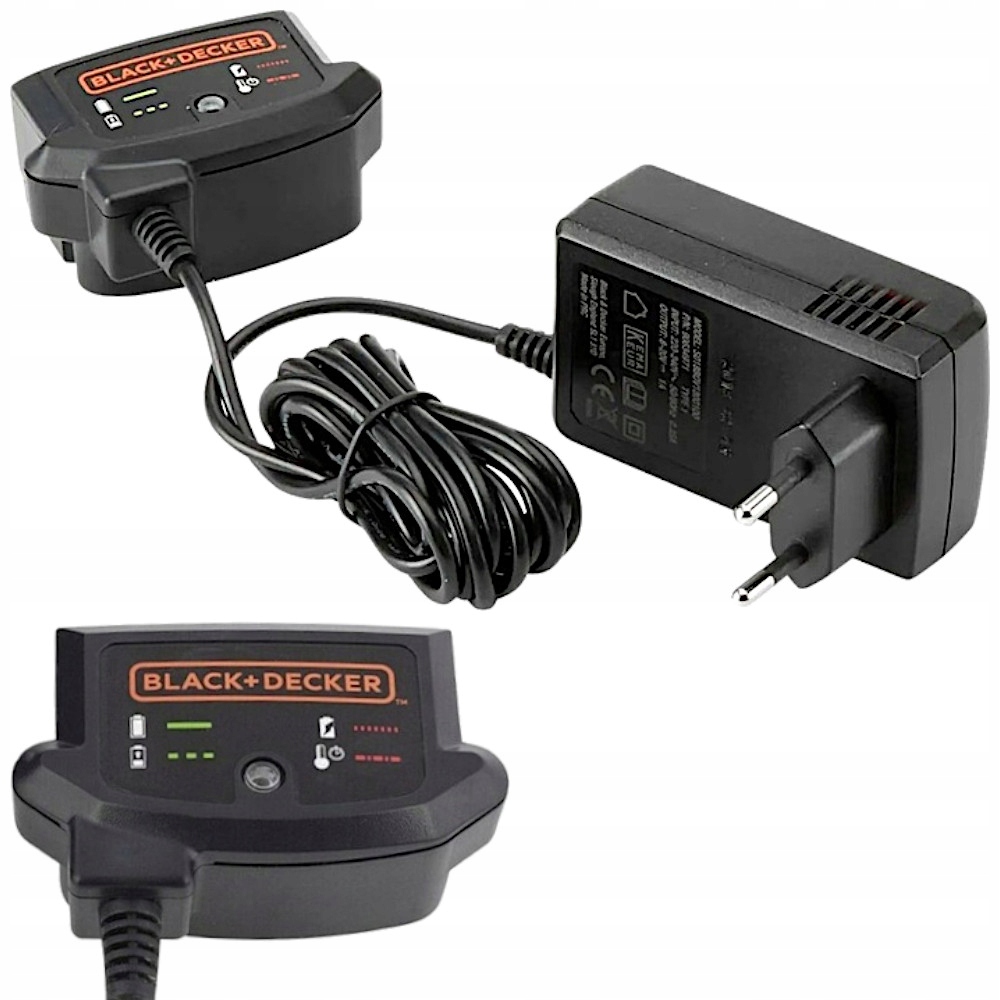 BLACK DECKER Ładowarka do akumulatorów Li-Ion 10,8V-18V oryginał ...