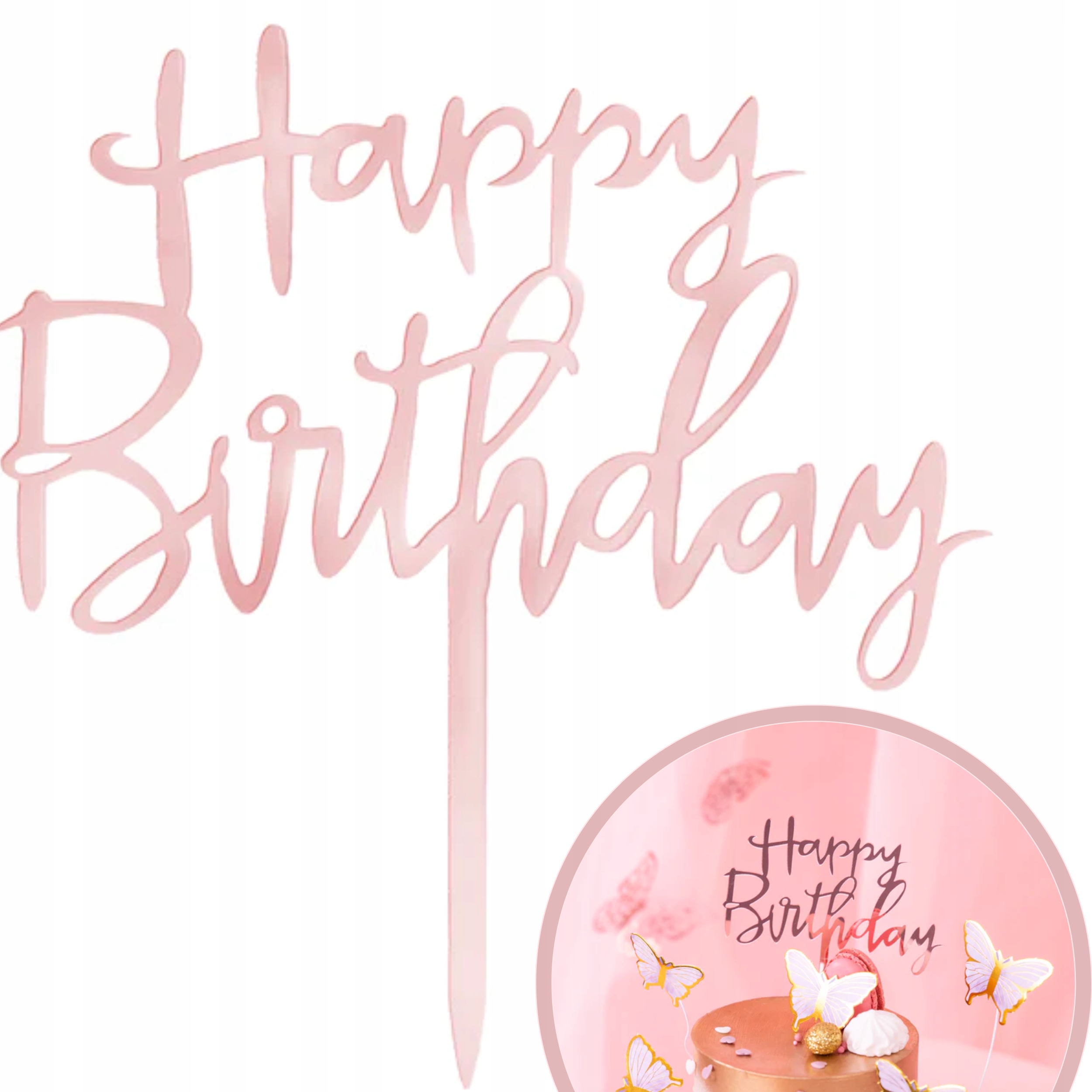 Happy birthday rose gold store