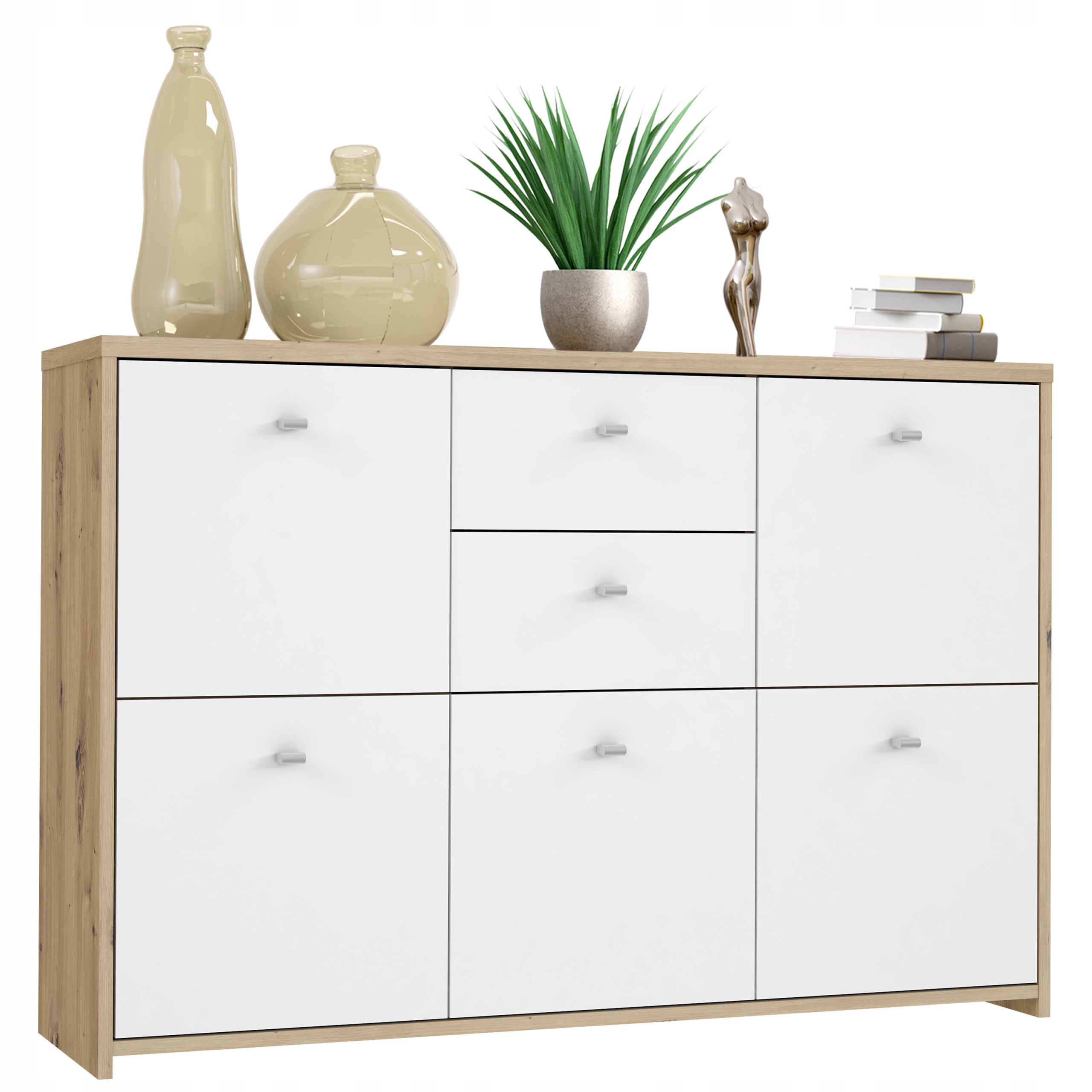 KOMODA BIAŁA Z SZUFLADAMI BEST CHEST 114 CM (SQNK233-C804) • Cena ...