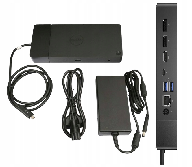 Stacja DELL WD19 K20A USB-C PSU 130W 2xDisplayPort USB-C 3xUSB3.0 LAN ...