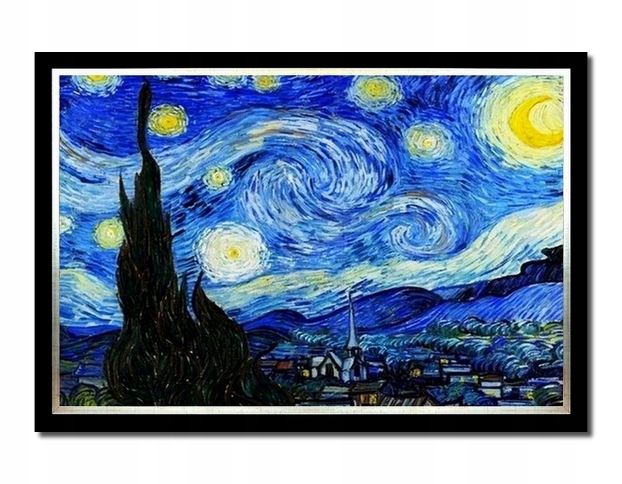 obraz Vincent van Gogh Gwiaździsta noc + RAMA • Cena, Opinie • Obrazy ...