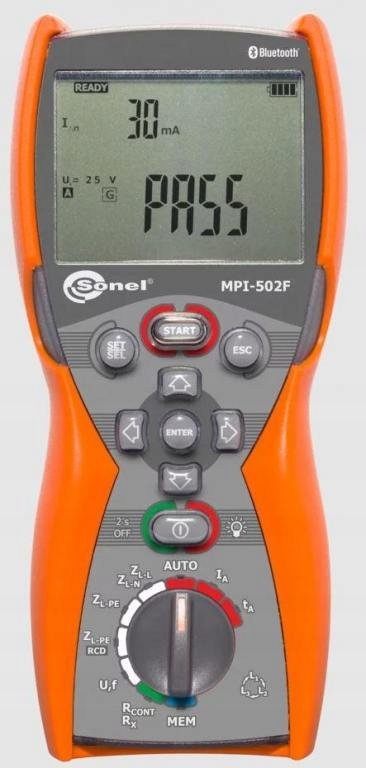 Sonel Miernik parametrów instalacji elektrycznej MPI-502F WMPLMPI502F30 (WMPLMPI502F30) • Cena ...