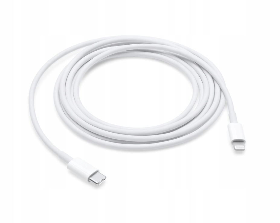 Kabel Apple Lightning, USB-C 2 m biały - Sklep, Opinie, Cena w Allegro