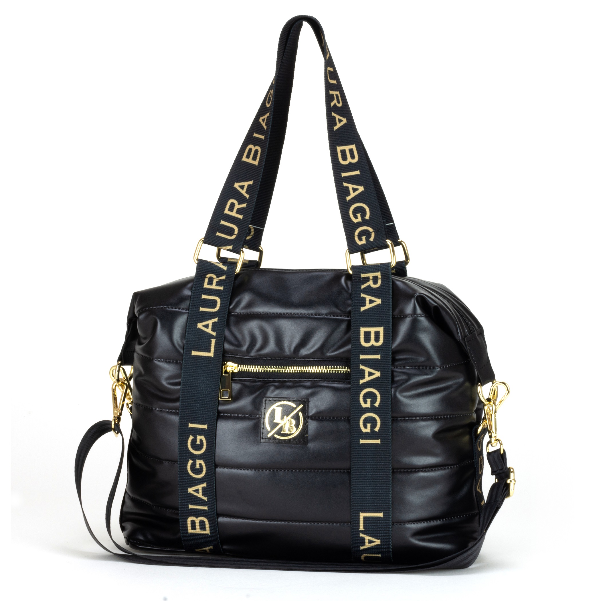 Laura Biaggi torebka shopper skóra ekologiczna czarny (5907554485183) • Cena, Opinie • Shoppery ...