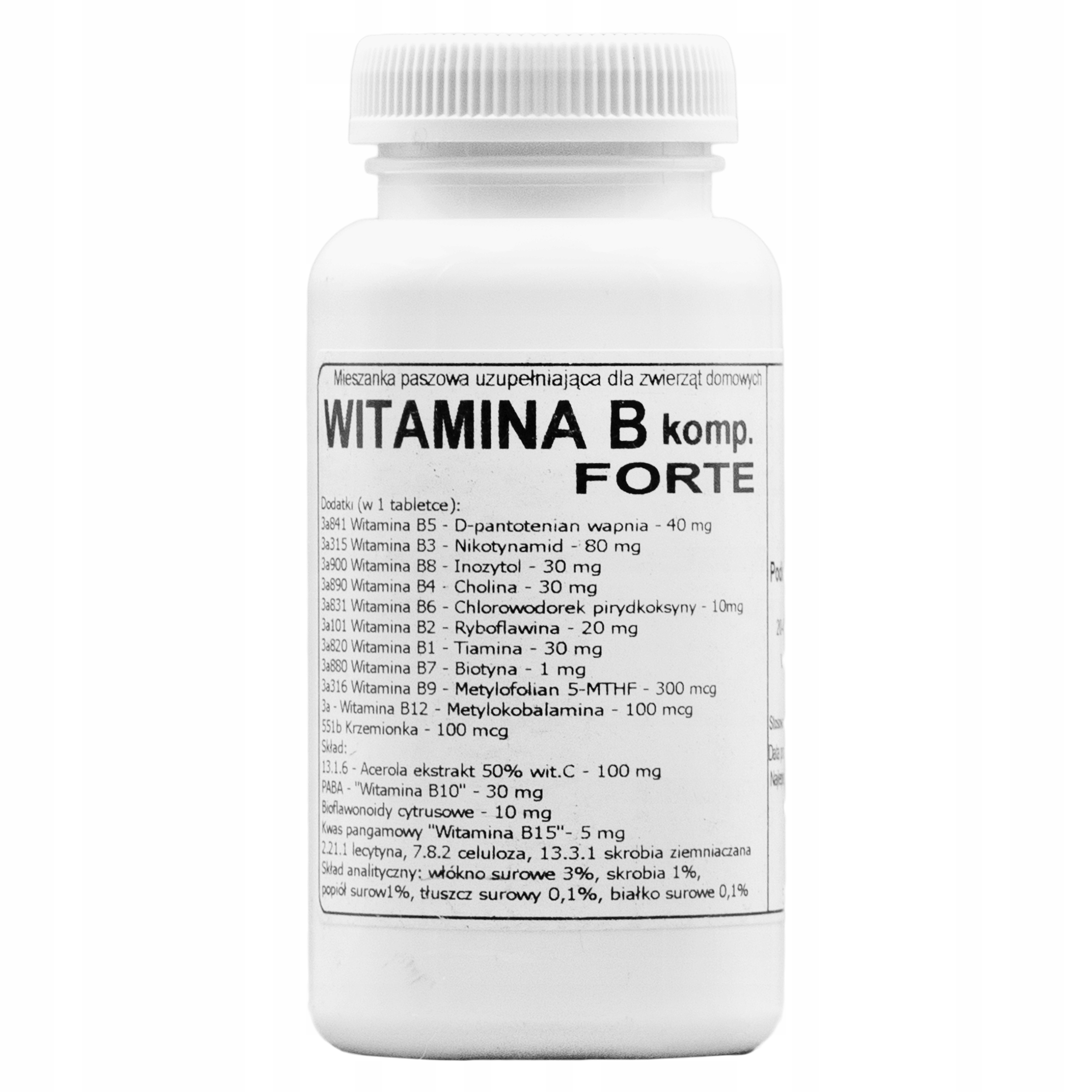 Witamina B kompleks FORTE 75 szt Podkowa 13565288957 - Allegro.pl