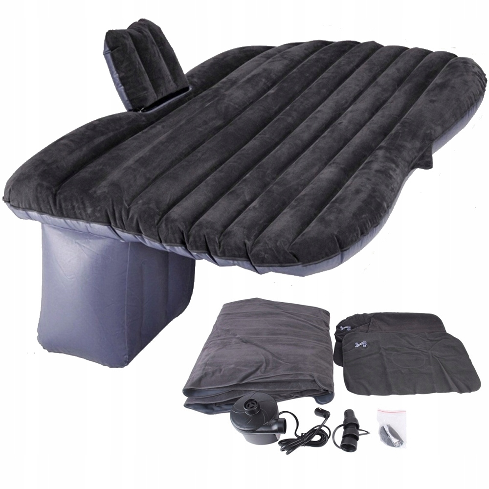 Matrac Nafukovacia posteľ do auta Pumpa čierna - Allegro