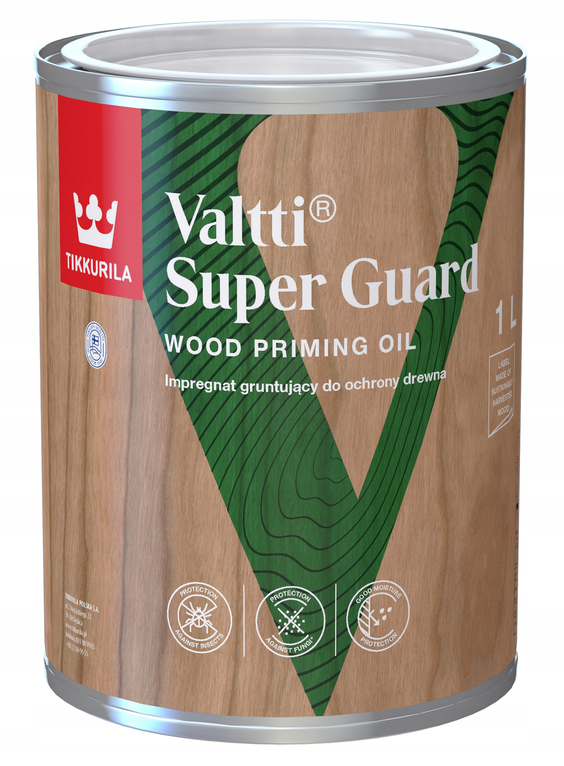TIKKURILA VALTTI SUPER GUARD 1L - IMPREGNAT GRUNTUJĄCY ...