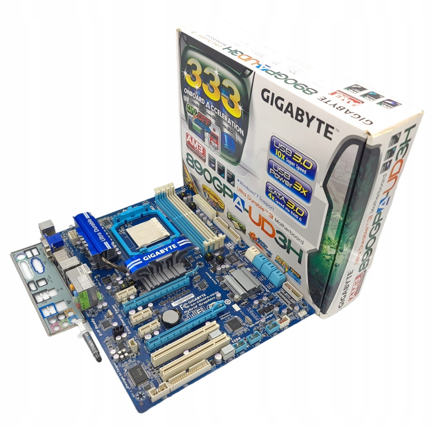 Płyta główna Gigabyte GA-890GPA-UD3H rev: 2.0 ATX AM3 USB 3.0 | WADA ...