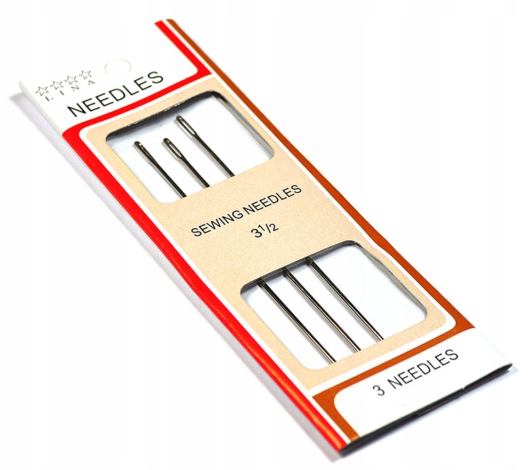 IGŁY DO SZYCIA RĘCZNEGO DŁUGIE 9cm zestaw 3SZT 14322261099 - Allegro.pl