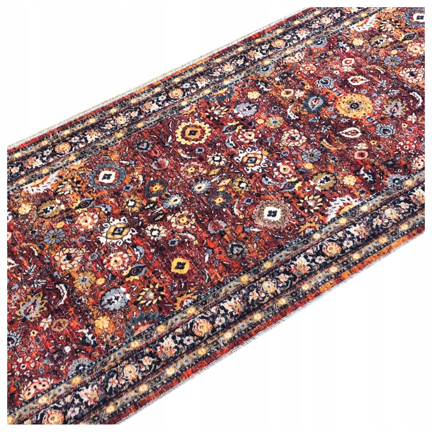 KUCHYŇSKÝ BĚHOUN 90 CM S METROVÝM ŘEZEM, PROTISKLUZOVÝ, GARDEN, BORDOVÝ ...