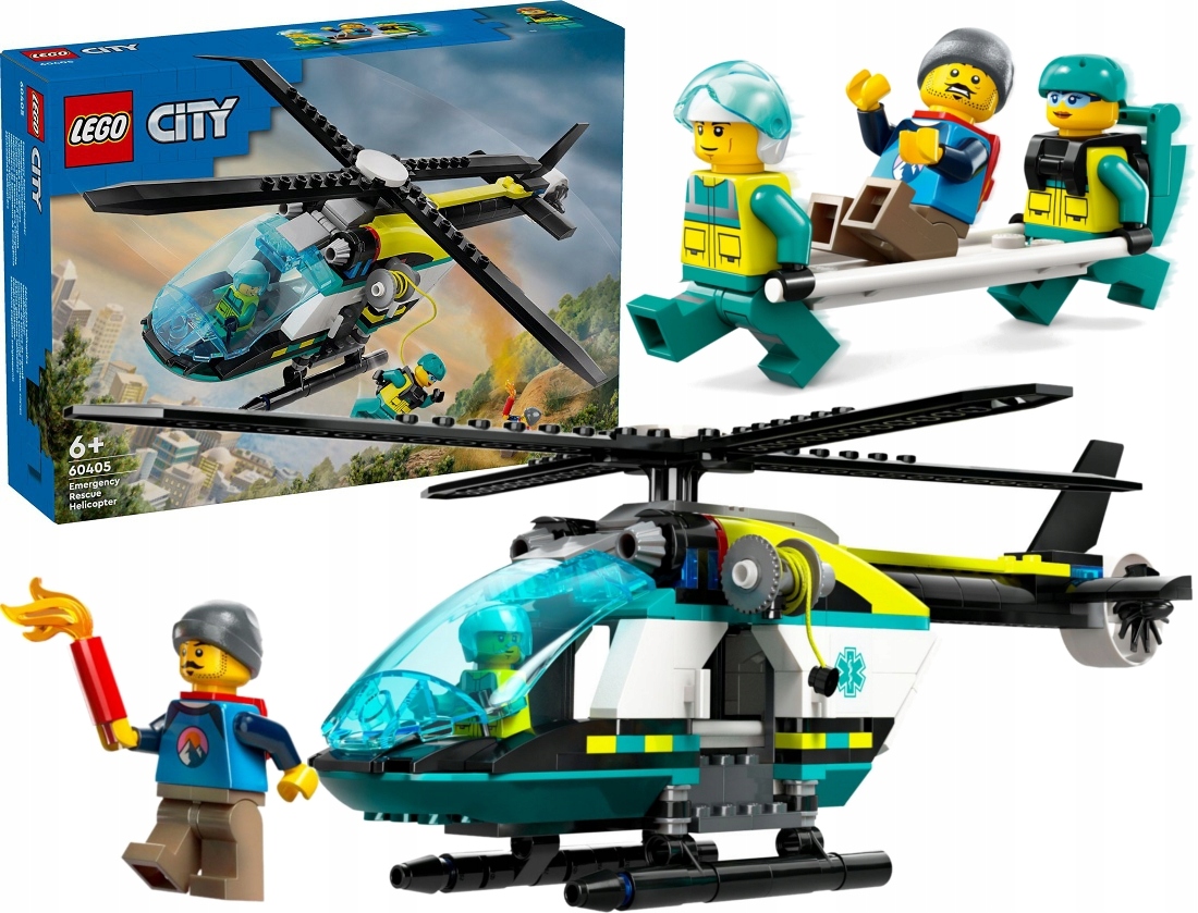 LEGO CITY 60405 Záchranný vrtulník - Allegro
