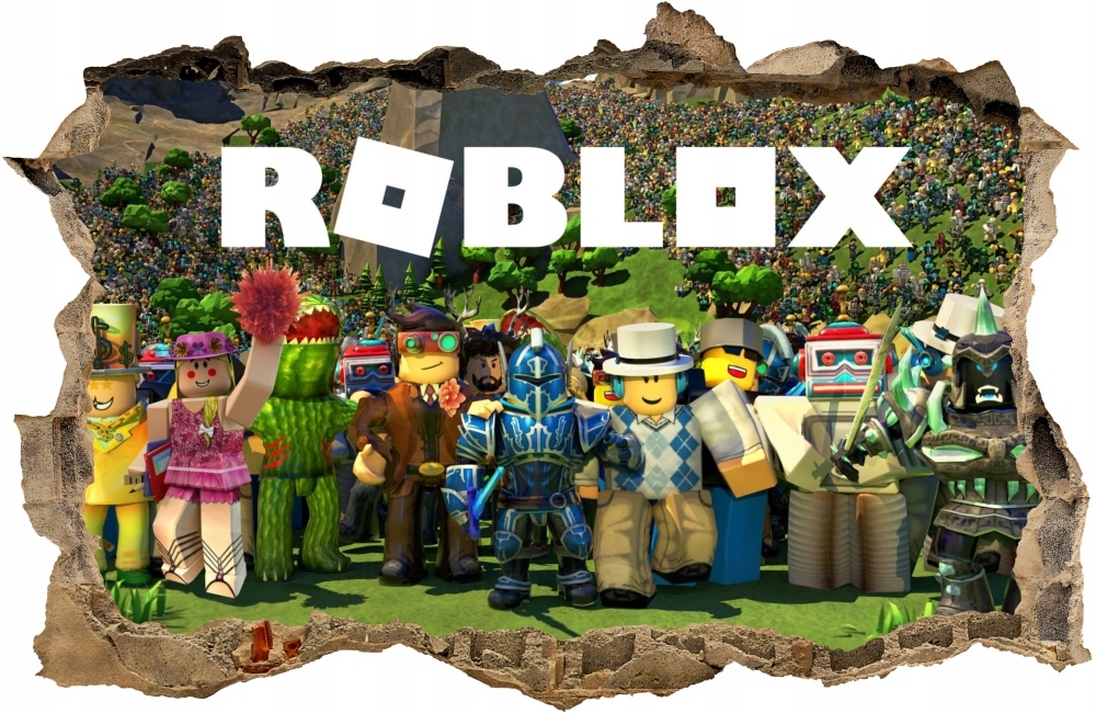 Roblox Naklejka na ścianę 100x65 #197 9877261409 - Allegro.pl
