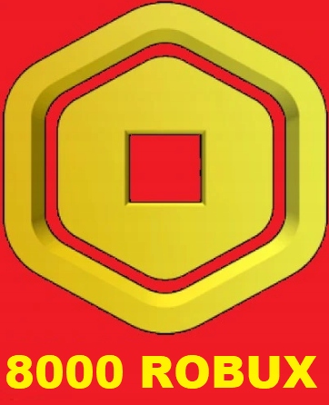 ROBLOX ROBUX 8000 SZTUK 8000RS 8K ROBUXÓW ROBUXY GAMEPASS • Cena ...