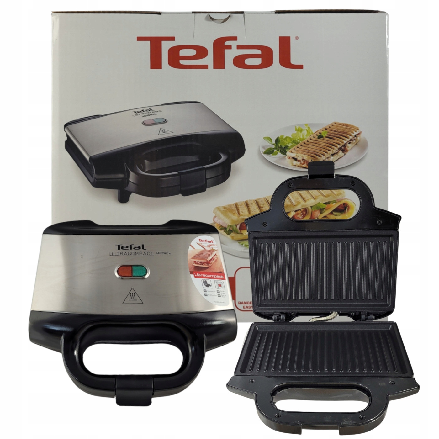 Opiekacz TEFAL Ultracompact SM157236 700W - Sklep, Opinie, Cena w ...