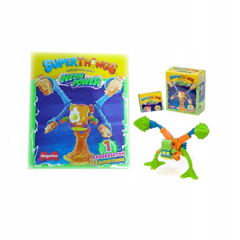 Super Things Neon Power Seria 11 EGZOSZKIELET 1szt (8431618023075 ...