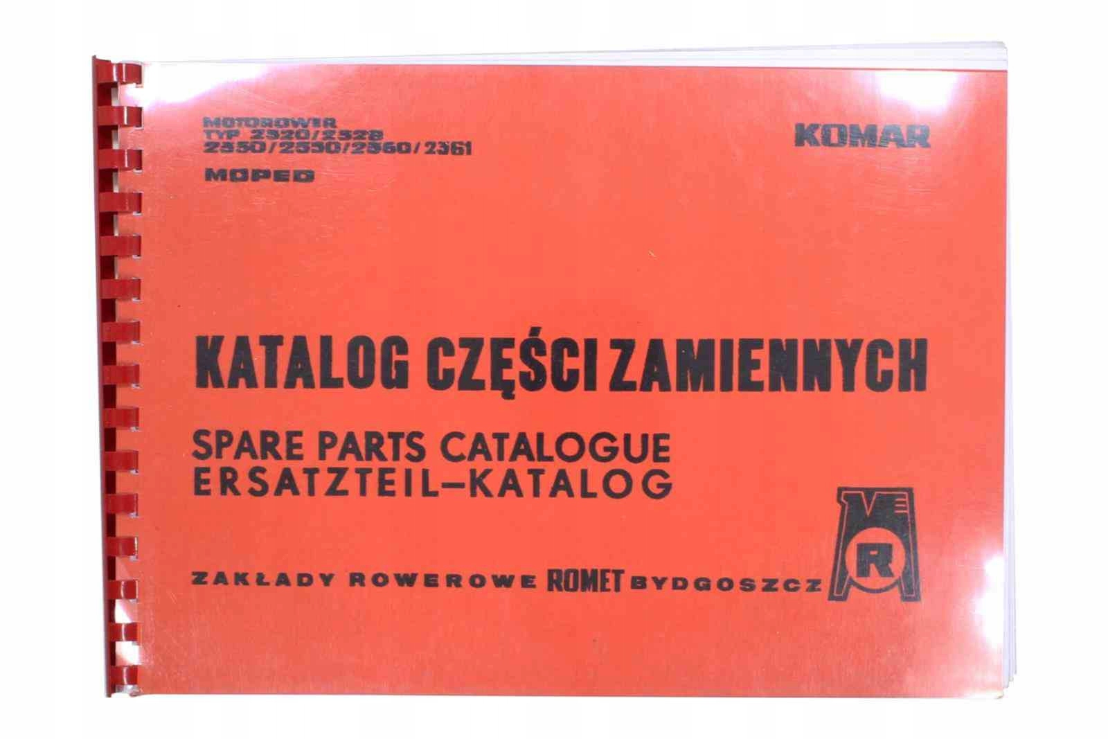 ROMET 2320 2328 2330 ALKATRÉSZ KATALÓGUS, (5900802222905) • Ár ...