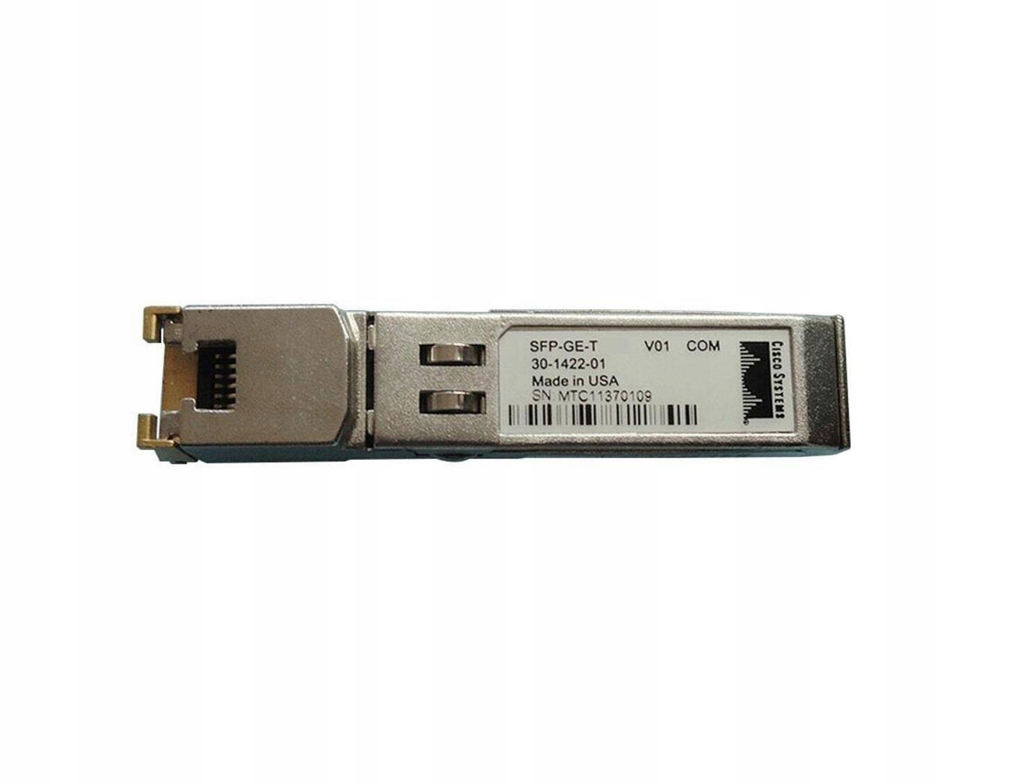 SFP-GE-T CISCO Moduł SFP 1G RJ45 cat5e/6a 100m Cisco 1000BASE-T ...