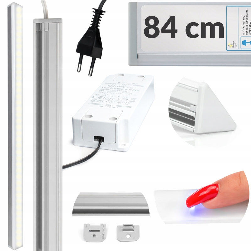 DOTYKOWA LISTWA OŚWIETLENIOWA LED POD SZAFKĘ 84cm (5904194680251 ...