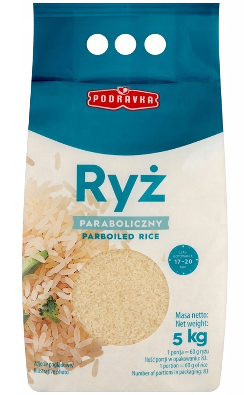Ryż Parboiled Podravka Ryż paraboliczny 5 kg (8594004499004) • Cena ...