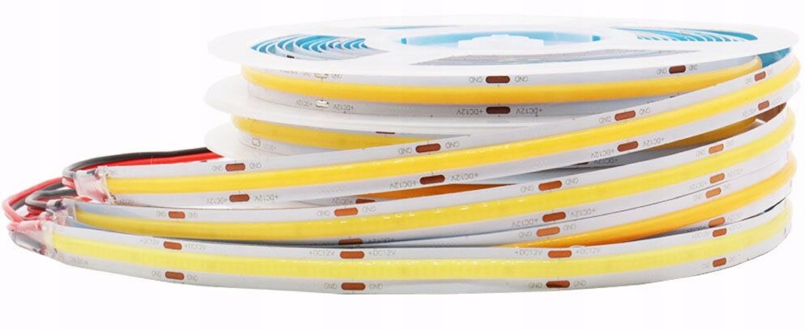 Taśma LED COB 12V Neon ZIMNY 5m ciągła linia (bezpunktowa homogeniczna ...