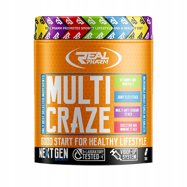 Real Pharm Multi Craze 270 tab. + Real Pharm Creatine 500 g GRATIS ...