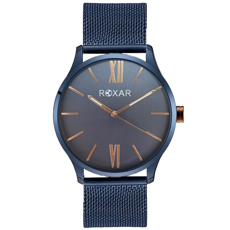 Zegarek Roxar kwarcowy bransoleta koperta granat • Cena, Opinie - Allegro