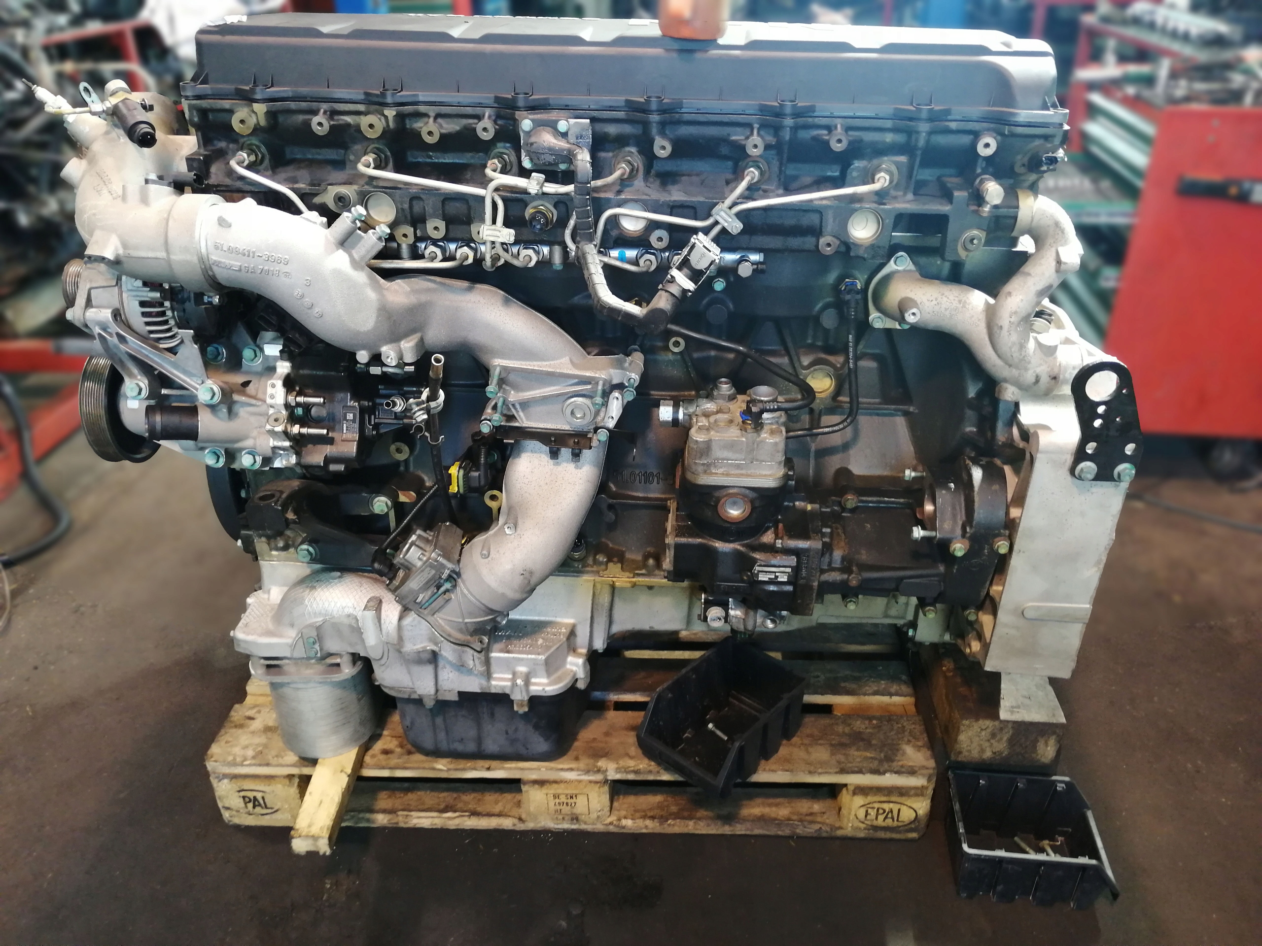 Silnik MAN TGS D2676LF56 480KM Euro 6 MAN TGX MAN D26 E6 D2676 LF56 za ...