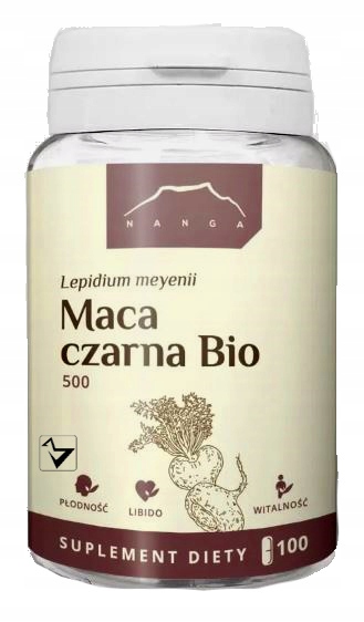 NANGA Bio Maca czarna 100 kapsułek x 500 mg (5903076422514) • Cena ...