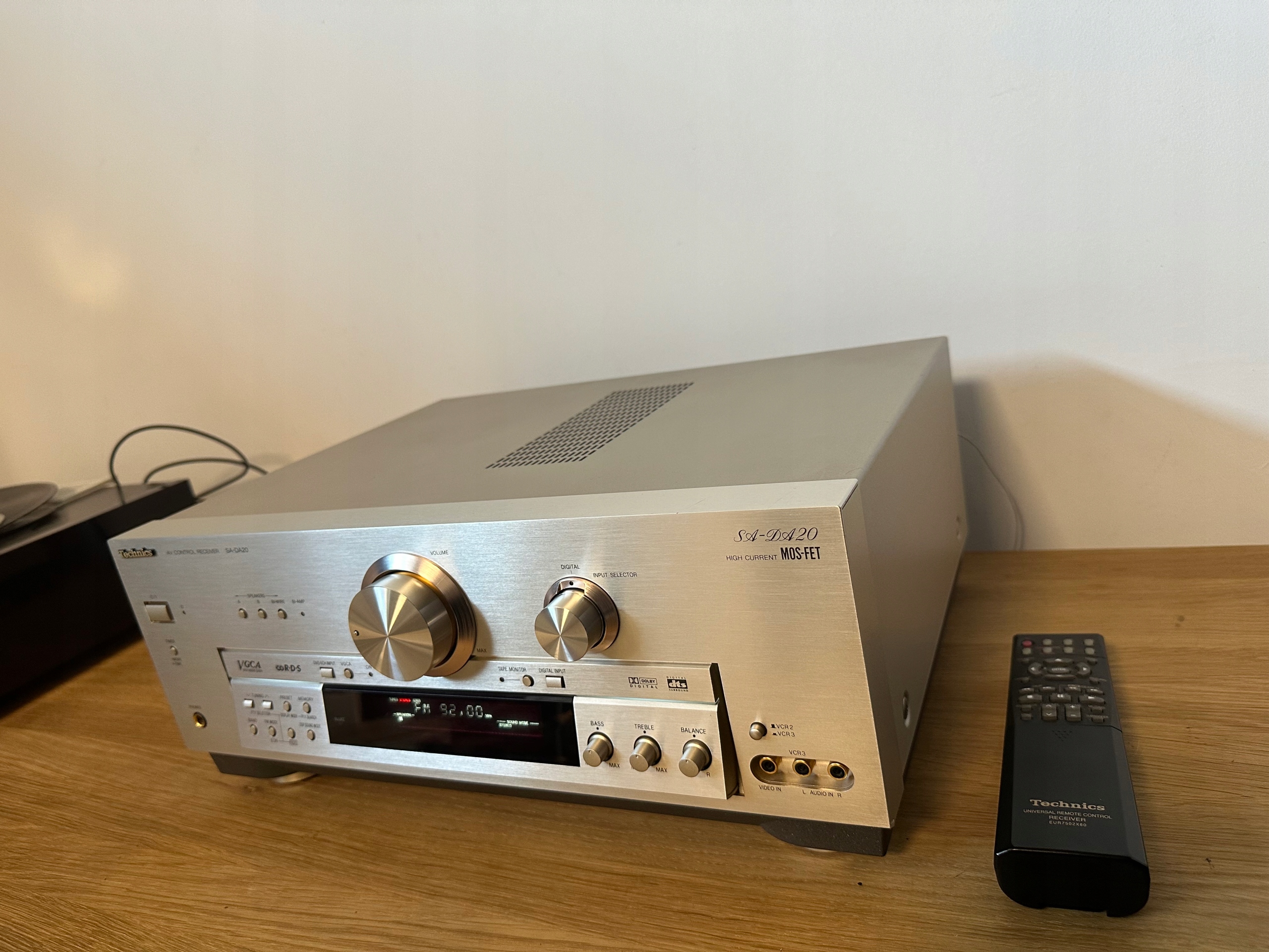 TECHNICS SA-DA20 AMPLITUNER + ORYGINALNY PILOT SZAMPAŃSKI ZŁOTY TOP MODEL ! - Sklep, Opinie ...