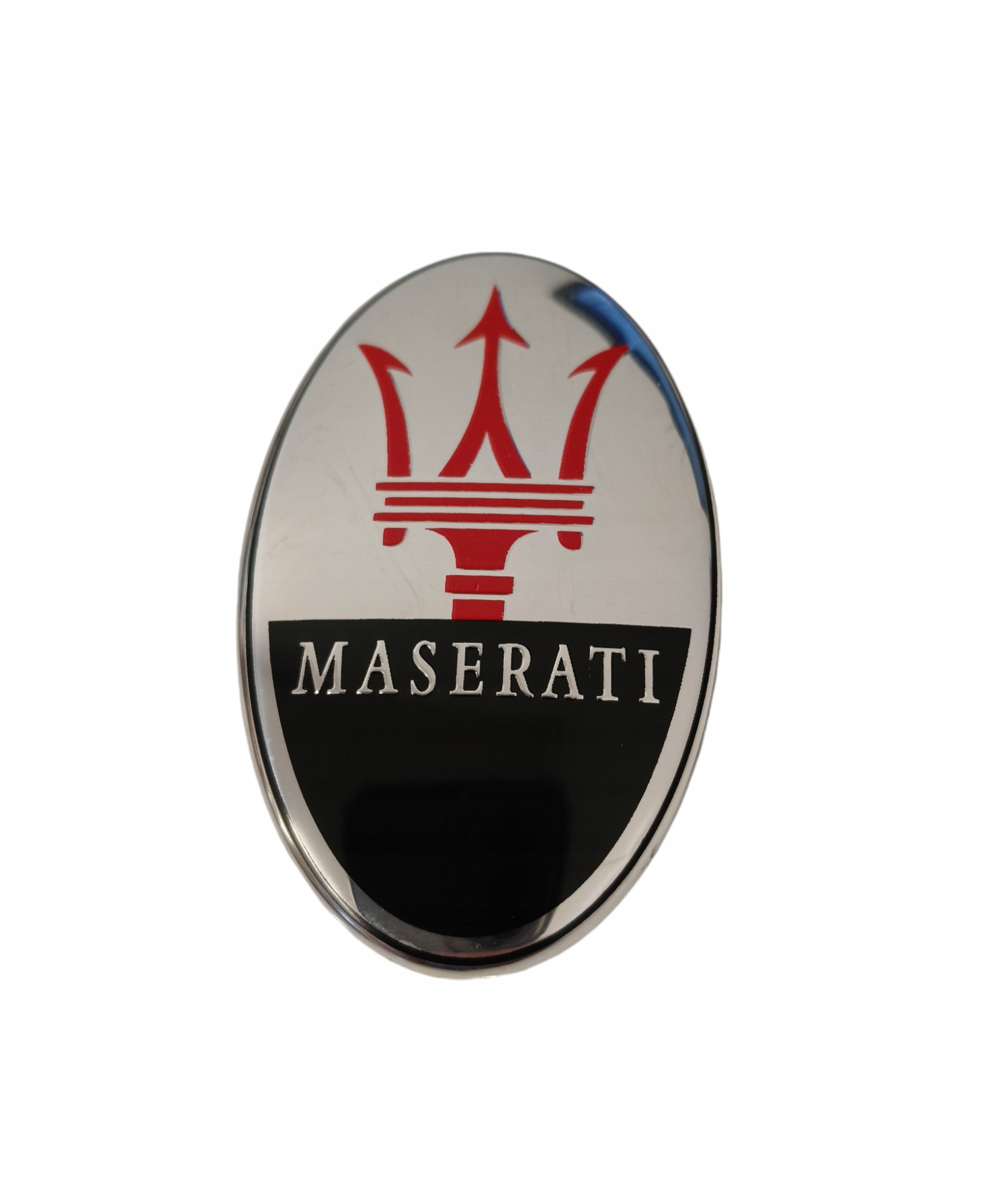 EMBLEMAT ZNACZEK LOGO 3D MASERATI 45x75 mm za 159.99PLN z KIELCE ...