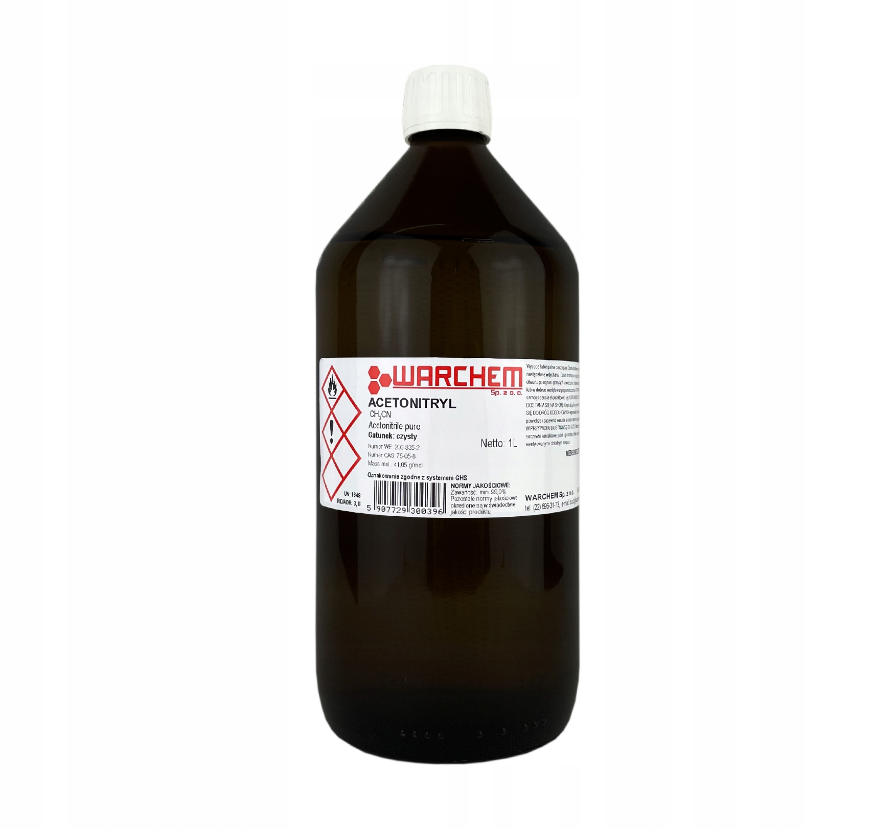 Acetonitryl - 1l Warchem - Niska cena na Allegro.pl