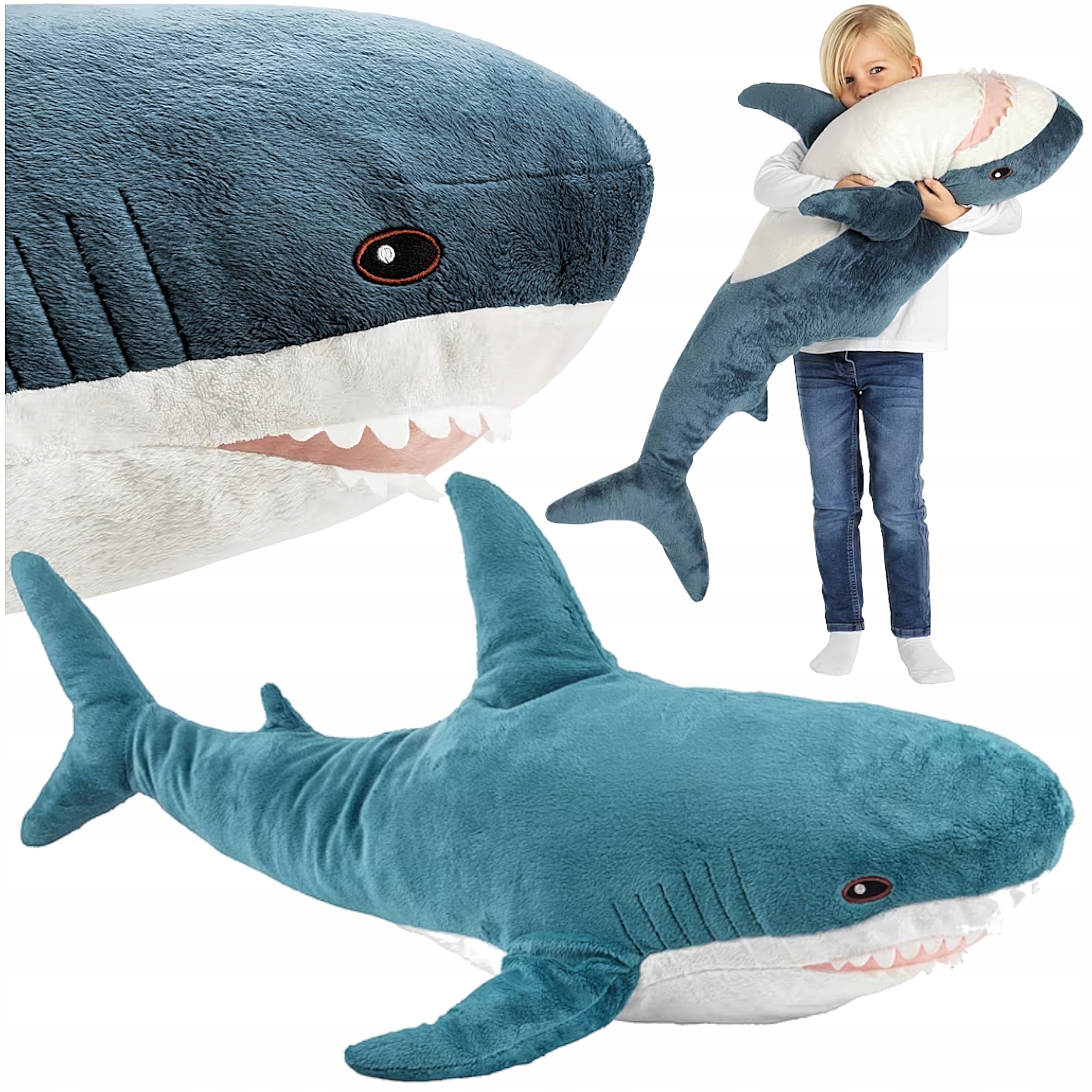 IKEA BLAHAJ PLUSZAK REKIN MEGA MASKOTKA 100CM XXL (5708360395419 ... IKEA BLAHAJ PLUSZAK REKIN MEGA MASKOTKA 100CM XXL (5708360395419 ...