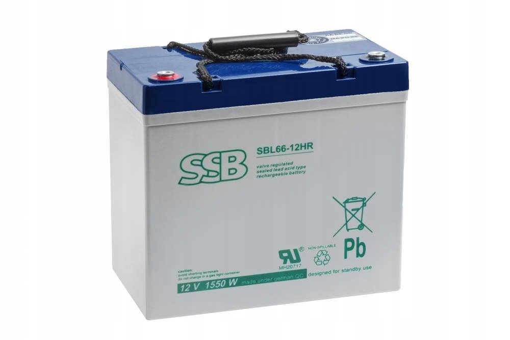 Akumulator SSB SBL66-12HR 12V 55Ah AGM bezobsługowy - Sklep, Opinie, Cena w Allegro