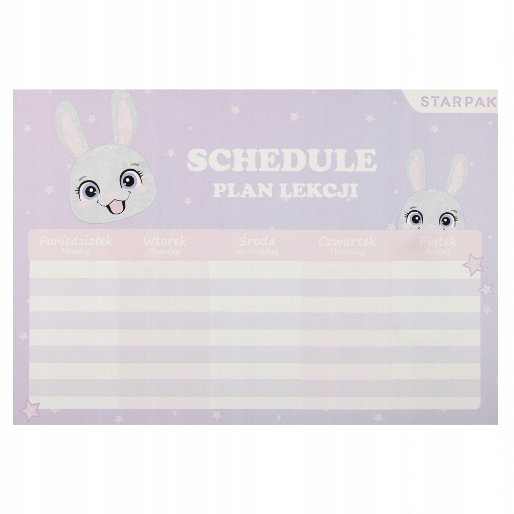PLAN LEKCJI Z TABLICZKĄ MNOŻENIA A5 RABBIT STARPAK 536146 STARPAK • Cena, Opinie - Allegro