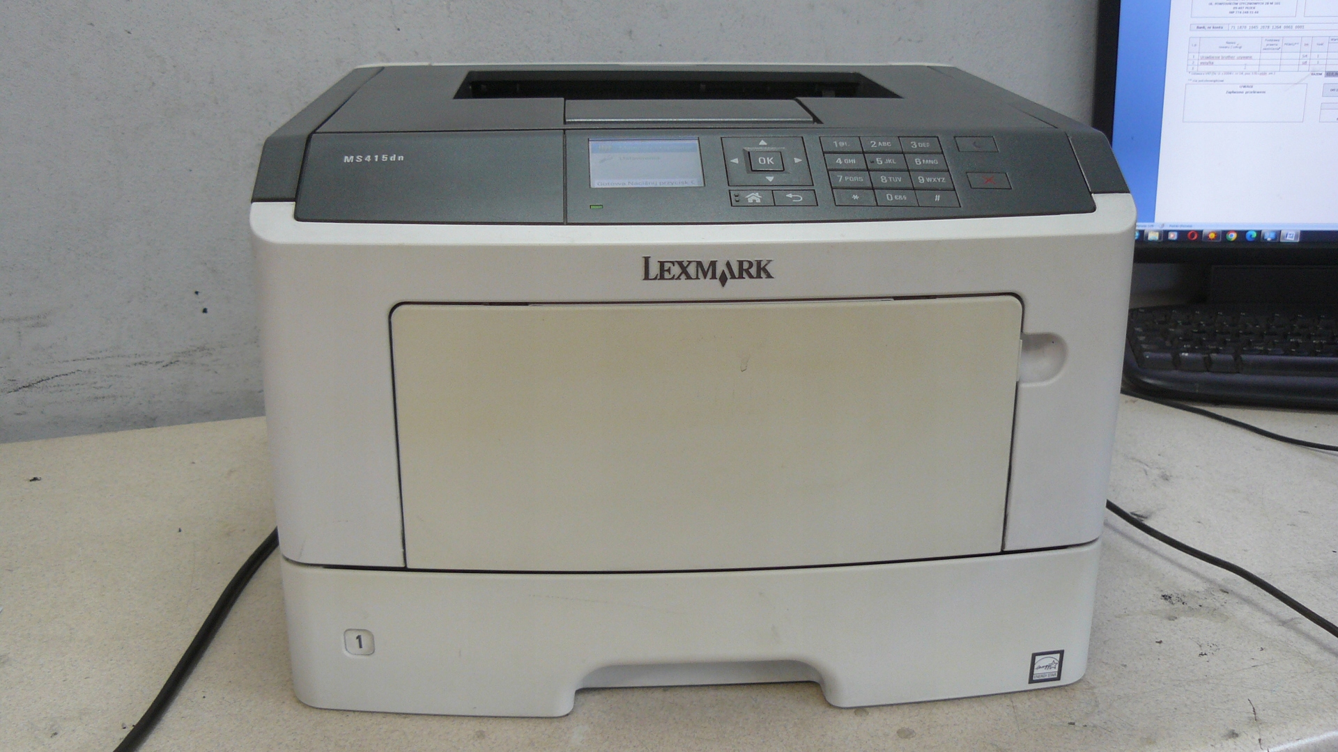 Drukarka jednofunkcyjna laserowa (mono) Lexmark MS415DN - porównaj ceny ...