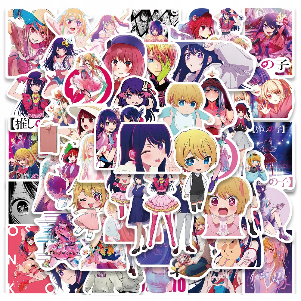 100 ks Oshi no Ko Anime Cartoon samolepky za 189 Kč - Allegro