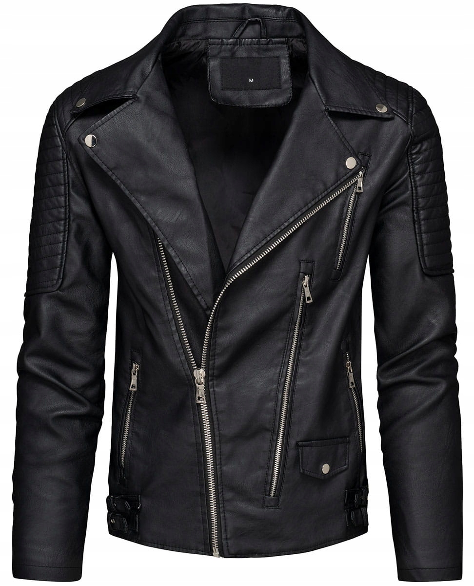 Recea kurtka męska ramoneska bez kaptura Faasoo rozmiar XXL • Cena, Opinie - Allegro