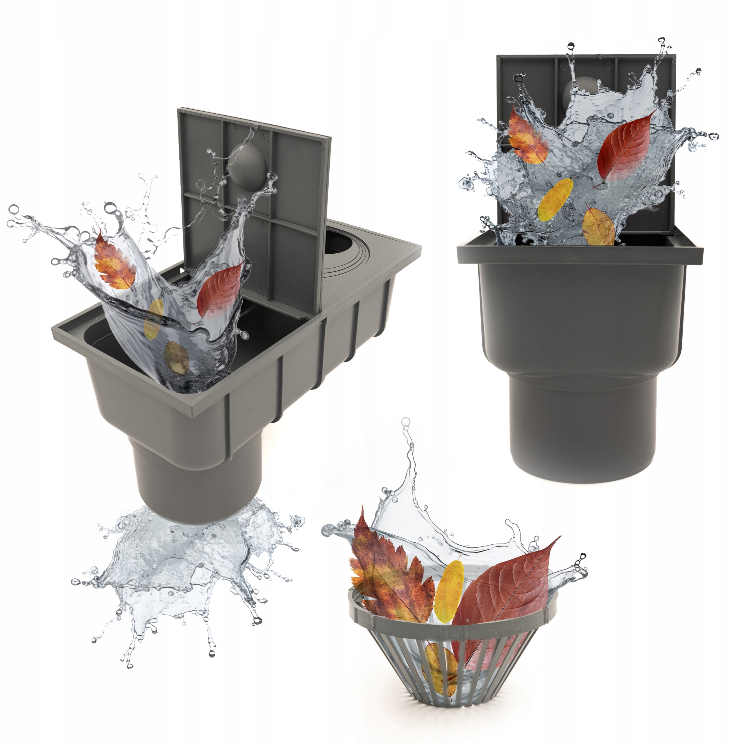 Osadnik Unni 110 mm szary (5907213700121) • Cena, Opinie • Rynny i rury ...