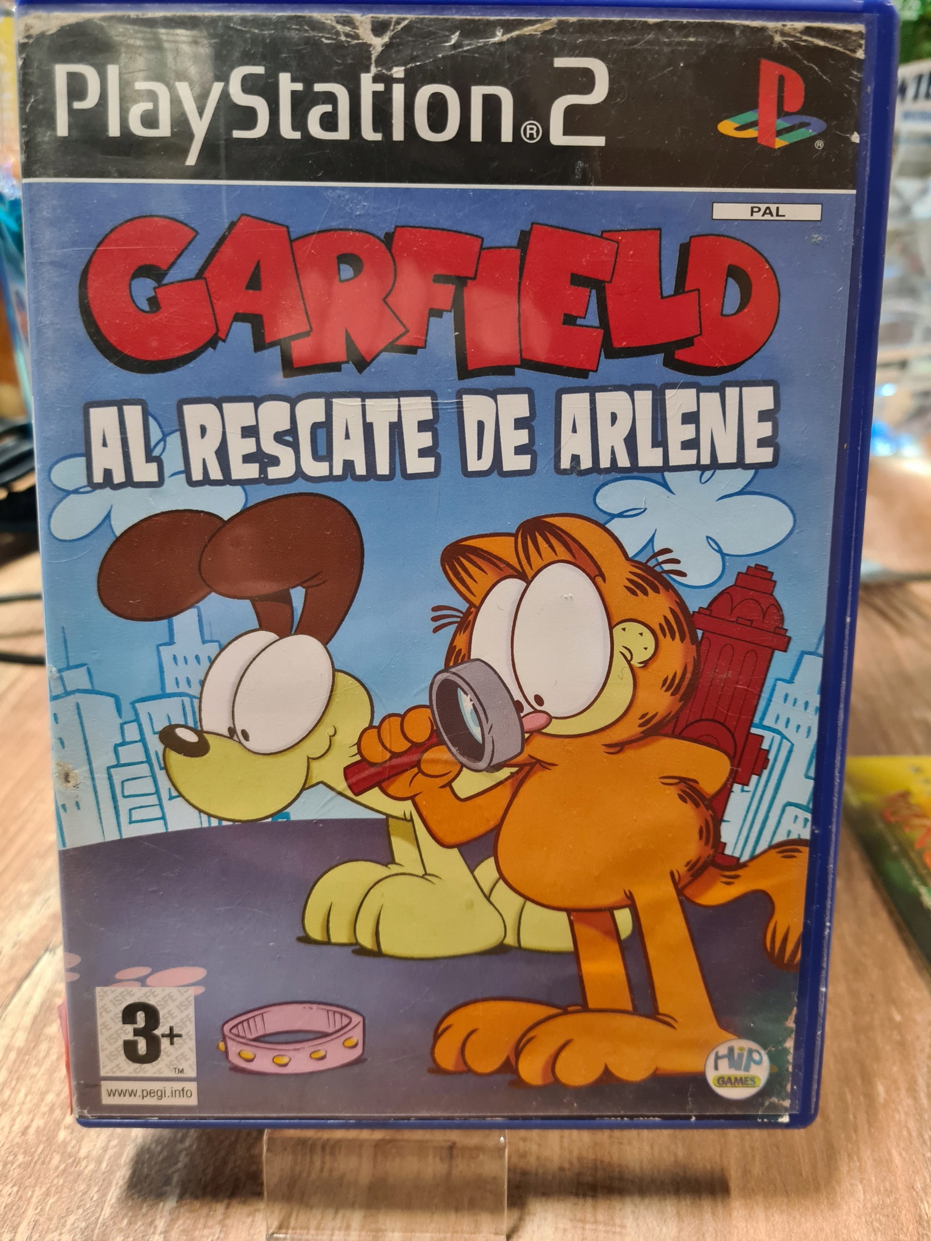 GARFIELD Al rescate de Arlene PS2 PlayStation 2 (PS2) pudełkowa - Stan ...
