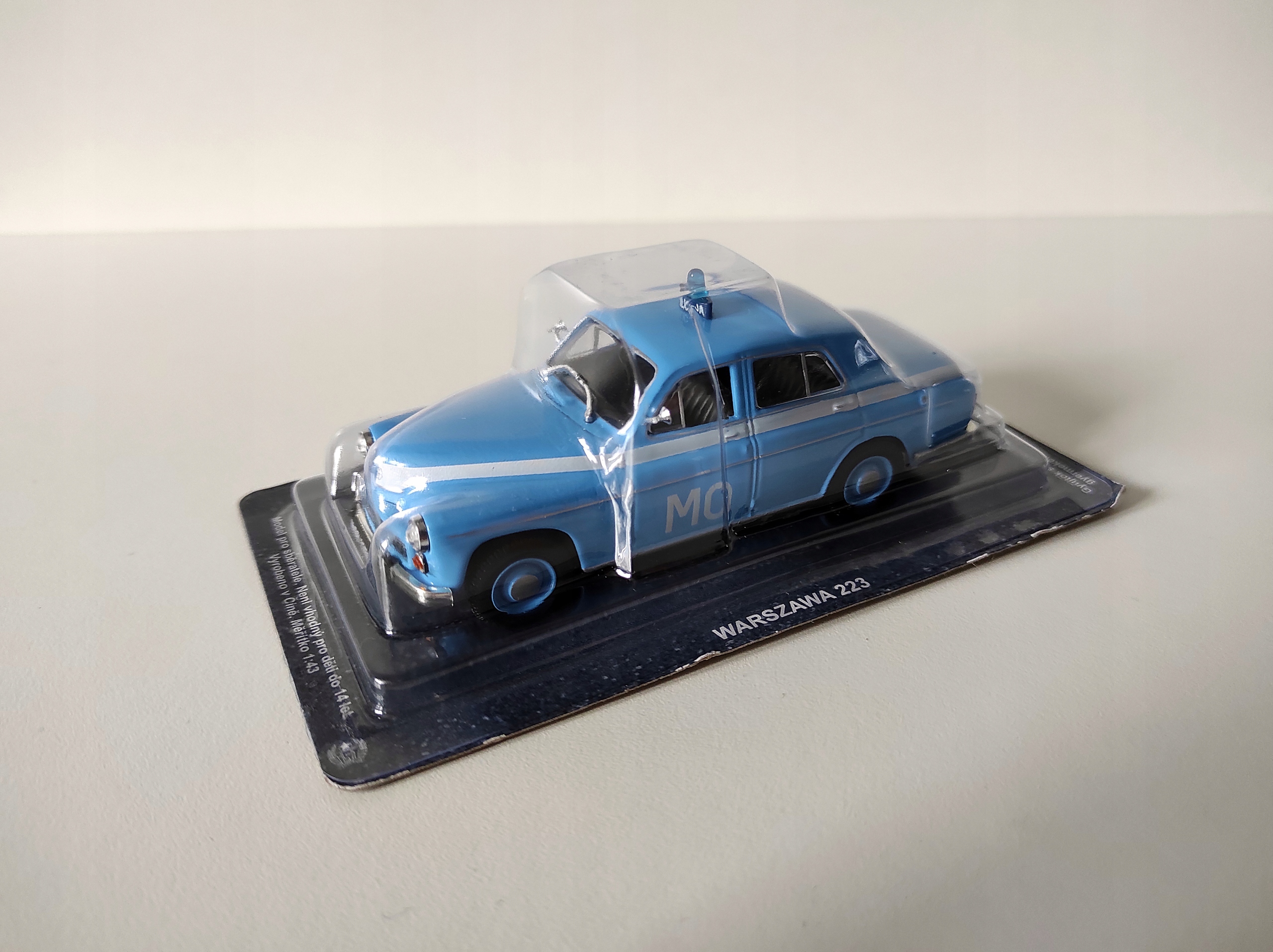 Warszawa 223 MO Milicja KULTOWE AUTA PRL 1:43 • Opinie - Allegro
