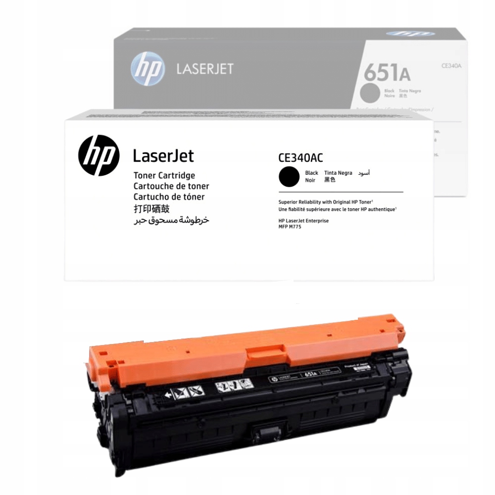 NOWY Oryginalny toner CE340AC HP LaserJet Enterprise 700 color MFP M775 ...