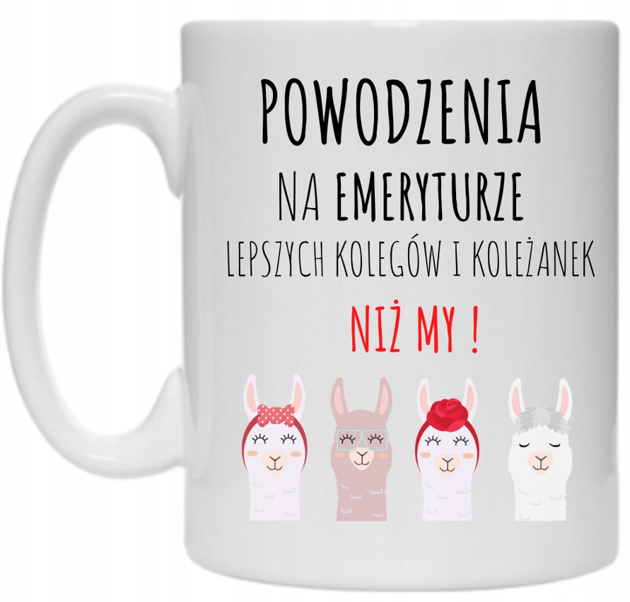 Kubek ceramika 330 ml Kubek śmieszny, śmieszny prezent dla emeryta, emerytki, dla niej, dla ...