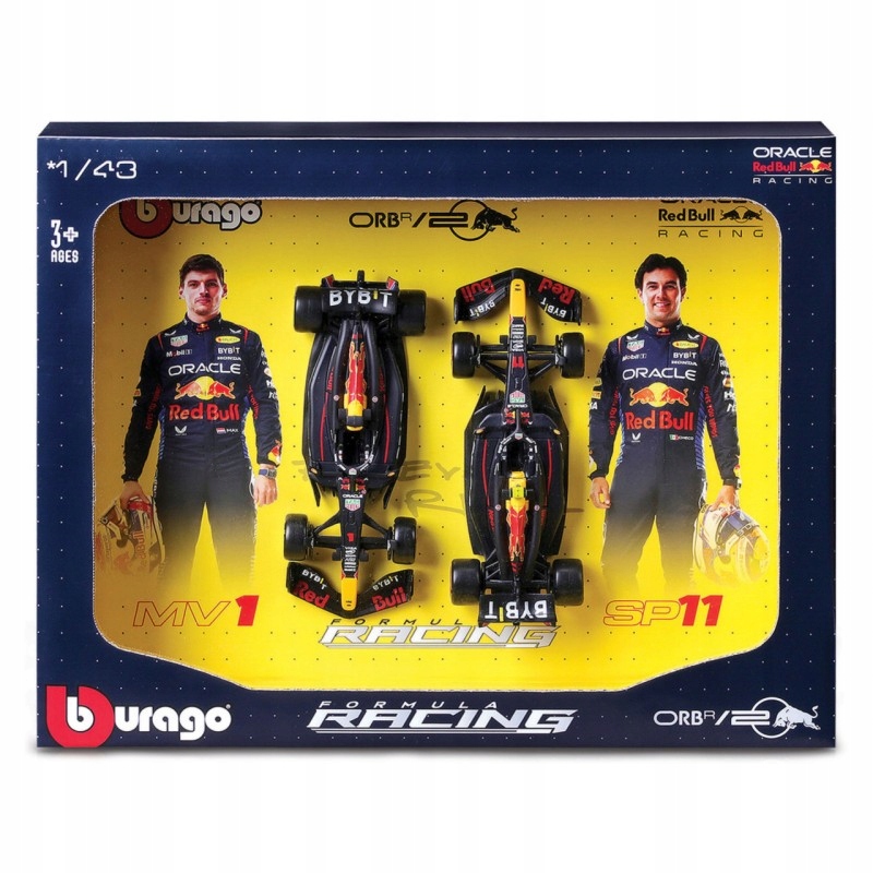 Modele Bburago 1:43 ORACLE RED BULL RACING RB20 F1 Verstappen Pérez ...