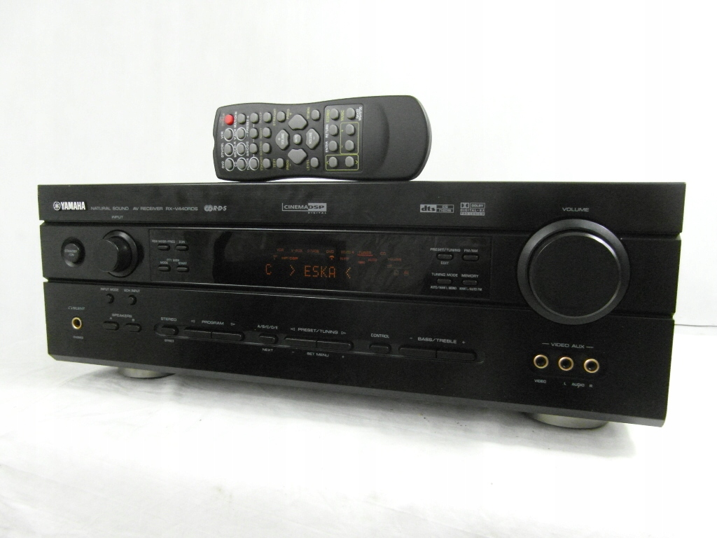 Amplituner YAMAHA RX-V440RDS /DTS/pilot czarny - Sklep, Opinie, Cena w ...