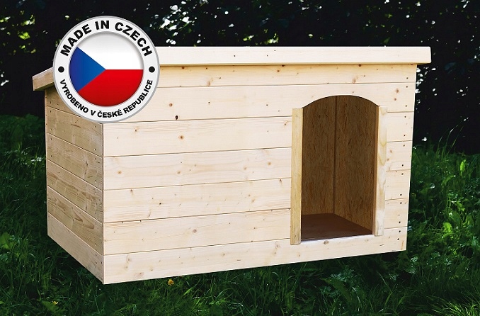 Psí bouda velká TOHOS, zateplená 120x75x70 cm za 9149 Kč - Allegro