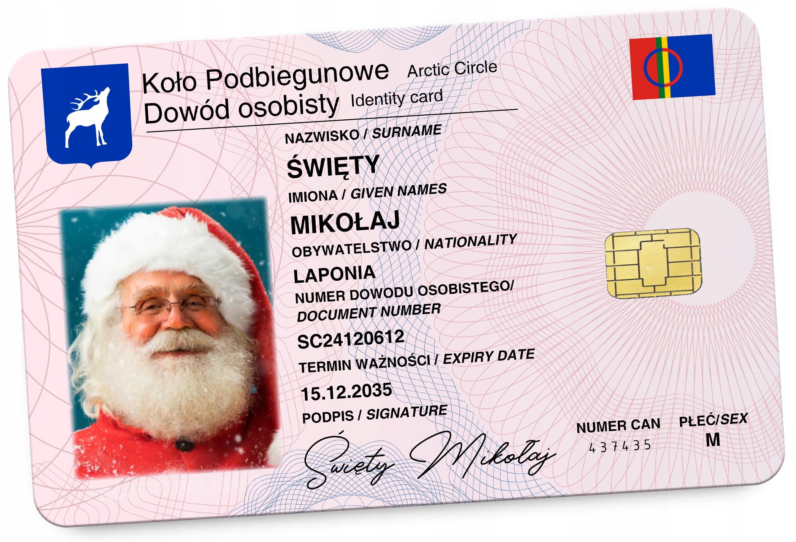 DOWÓD OSOBISTY Świętego Mikołaja PL Dokumenty • Cena, Opinie • Zabawne ...