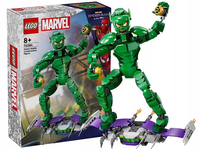 LEGO MARVEL SPIDER MAN 76284 FIGURKA ZIELONEGO GOBLINA (5702017590332 ...