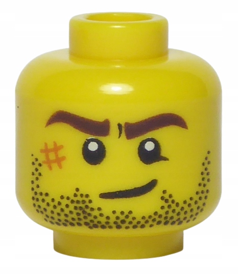 LEGO Głowa/Główka Męska/Zarost (3626/6043854) • Cena, Opinie • Elementy ...